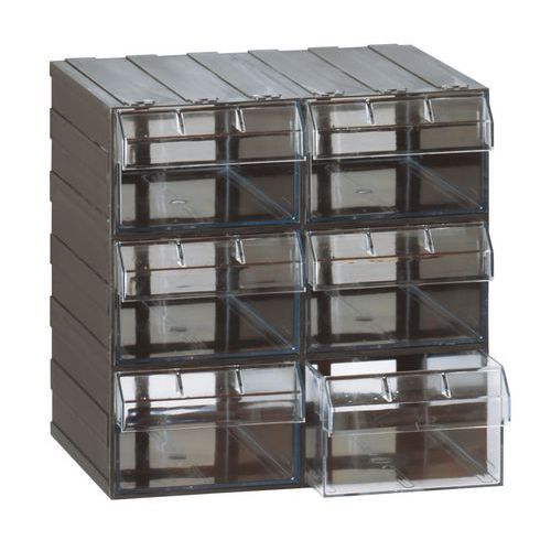 Moduláris rendező PS, 6 fiók - Manutan.hu